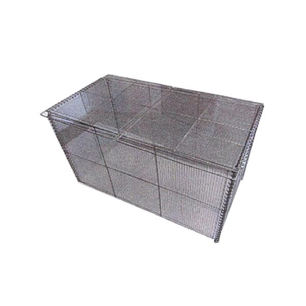 《仕様》●材質：ステンレス●寸法：幅1200X奥600X高650mm●容量：468L（45Lゴミ袋が約10ヶ入ります）●重量：12kg《特長》●簡易折りたたみ式●固定設置が困難な場所に最適！●サビに強いオールステンレス製●犬・猫・カラスなど...