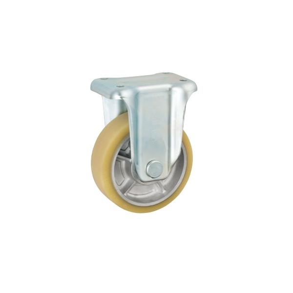 《仕様》●車輪仕様：リッチウレタンゴム●軸受：鋼板製ベアリング入り●最大荷重：500daN●最大荷重：510kgf●タイヤ幅R：50mm●シャフト径D：20mm●取付け高さH：198mm●トッププレートF1：140mm●トッププレートF2：...