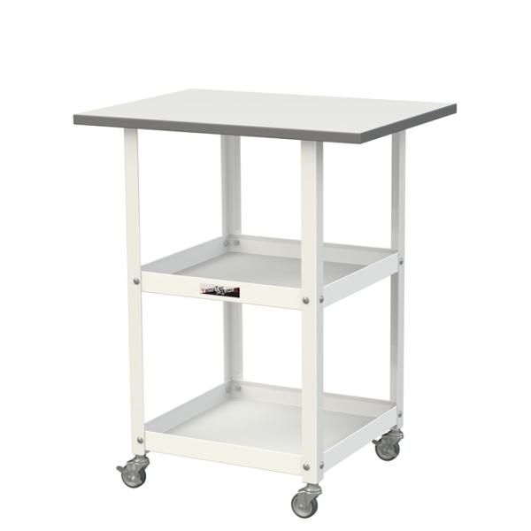 《ワークテーブル150シリーズ 天板付 150ワゴン》●サイズWxDxH　600x450x740●質量(kg)　10.6●HTC6045W特長●ワークテーブルの横に置くことで、補助テーブルとして使えます。●均等耐荷重50Kg（自重含む）●キ...