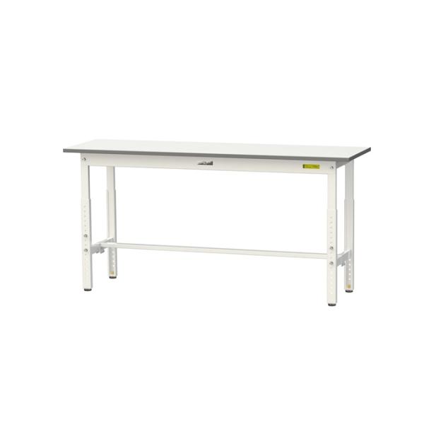 《ワークテーブル150シリーズ 高さ調整タイプ H600mm〜H900mm 基本形》●サイズWxDxH　1500 x450x600〜900●質量(kg)　24.8●SUPA1545WW特長●天板は使いやすい高さに調整できます。●均等耐荷重1...