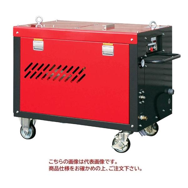 《仕様》●電源(V)：3相200●周波数(Hz)：50●最大吐出圧力(MPa)：49●最大吐出水量(L/min)：14●モーター出力(kW)：15●ランニングアンペア(A)：58●ポンプの方式：セラミックピストン、水平三連プランジャー型油浴...