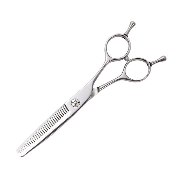 DEEDSのハイグレード品質、プロフェッショナルライン。高級素材コバルトシザーを手の届きやすい価格でご提供いたします。安心して長きに渡って使いたいワンランク上をお求めの方におすすめです。DEEDS GDZV630CT セニング 30目2段刃...