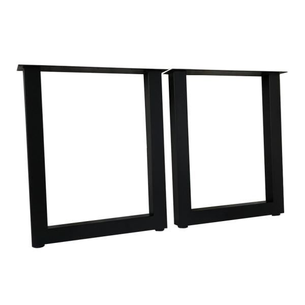 送料無料（北海道、沖縄、離島は別途送料加算）お持ちの天板や、お好きな材料で製作された天板に合わせてご使用いただくテーブル脚です。（天板は付属しません。）金属製のスタイリッシュでお洒落な雰囲気のテーブル脚です。※天板厚20mm以上推奨【全体】...