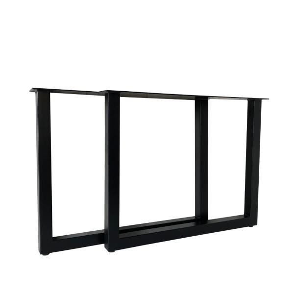 送料無料（北海道、沖縄、離島は別途送料加算）お持ちの天板やお好きな材料で製作された天板に合わせてご使用いただくテーブル脚です（天板は付属しません）大型テーブル、会議用テーブルに中央にスリットが入った天板にもお使いいただけるよう取付け用穴がプ...