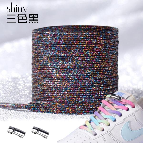 【仕様】・靴ひも長さ: 約100cm　　・セット内容・靴紐＋シルバー金具パーツ（左右1足分）【カラー】画像1枚目のカラーです。