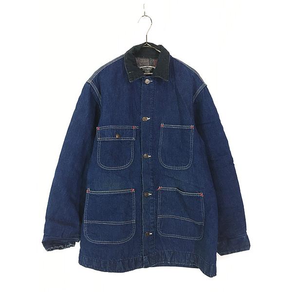 古着 80s Sears Work'n Leisure ブランケット ライナー 濃紺 古着 80s Sears Work'n Leisure ブランケット ライナー 濃紺