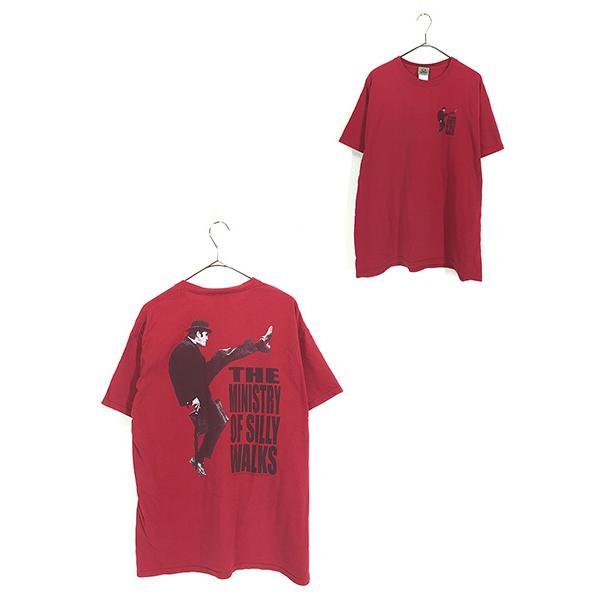 古着 00s Monty Python Mr. Teabag 「The Ministries of Silly Walks」 コメディー TV  Tシャツ L