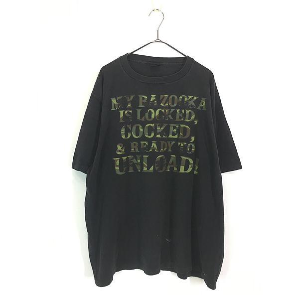 古着 90s USA製 WWF D-Generation X 「UNLOAD」 フォト プロレス 格闘技 Tシャツ XXL