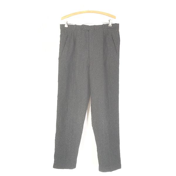 古着 80s USA製 Cobble Hill by Cotler ヘリンボーン ストライプ ヘビー ウール タック スラックス パンツ W33 L32