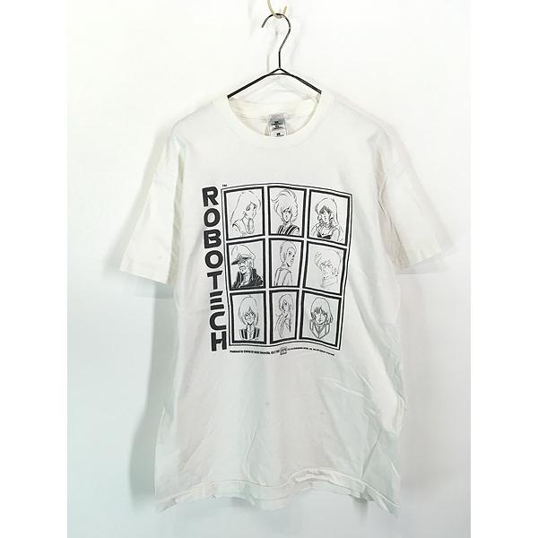 古着 80s USA製 Kimono My House 「ROBOTECH × GODZILLA」 ジャパニメーション TV アニメ Tシャツ L