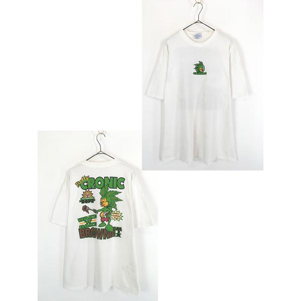 古着 90s USA製 CRONIC The Hemp Hog 「BROWNIE MIX」 大麻 マリファナ ガンジャ ドラック Tシャツ XL