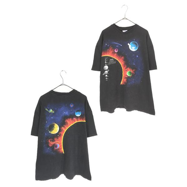 古着 90s USA製 Dynamic Solar System 宇宙 太陽 天体 グラフィック アート Tシャツ XL