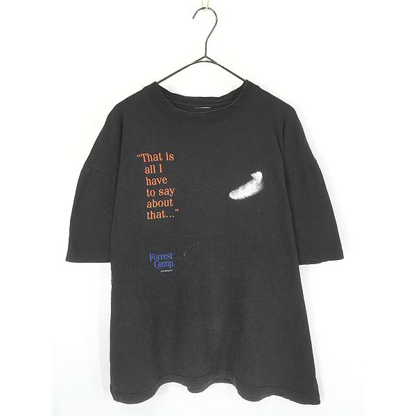 古着 90s Forrest Gump 「That is all I have to say about that...」 名言 映画 ムービー Tシャツ XL位