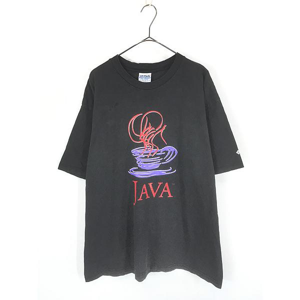 古着 90s Canada製 Sun Microsystems JAVA ジャバ プログラミング ソフトウェア Tシャツ XL