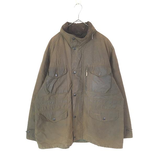 古着 10s ブルガリア製 Barbour 「Sapper Jacket」 パデッド オイルド ワックス サッパー ジャケット XL