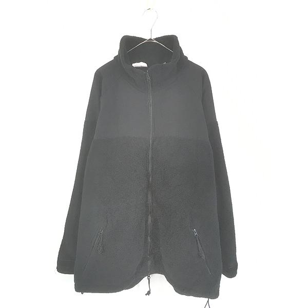 古着 00s 米軍 US NAVY ECWCS Gen2 POLARTEC フリース ジャケット オールブラック XL