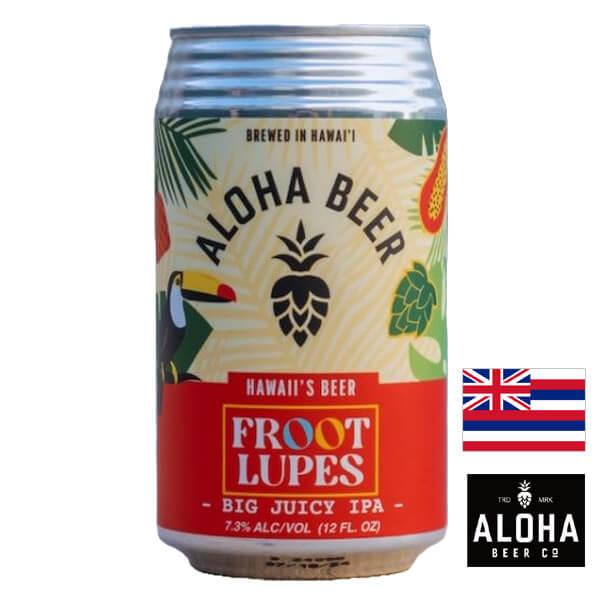 ハワイの地元住民から高い評価を得るクラフトビール【アロハビール フルーツループスビッグジューシーIPA】入荷！Made in Hawaiiのクラフトビール。ハワイ・オアフ島ホノルルのカカアコ地区で誕生したハワイで人気上昇中のクラフトビール。...