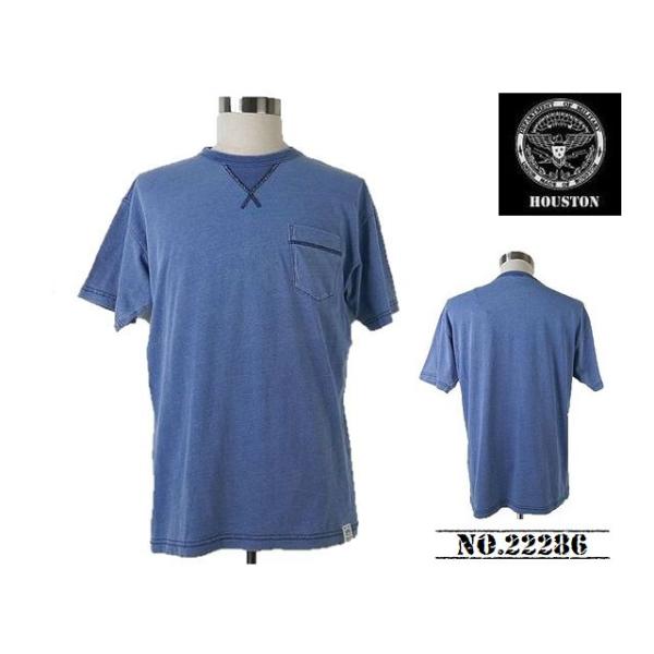 程よい伸縮性のある6.5オンスのインディゴ天竺を使ったTシャツです。ヴィンテージライクなVガゼットや、使い勝手の良いベーシックな胸ポケットが付いています。インディゴならではの経年劣化による色落ち、擦れ感など増していく風合いが楽しめる１枚です...