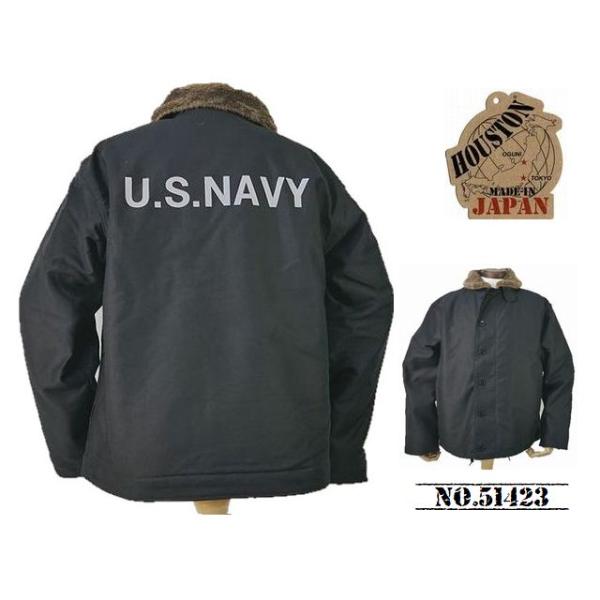 「HOUSTON」の代表的なアイテムのデッキジャケットです。 N-1デッキジャケットは第二次大戦中にアメリカ海軍で使用されていた、 甲板作業用のジャケットなので防寒性は最高クラスです。 表地には遮風性の高いオリジナルのヘビーピケ素材を使用。...