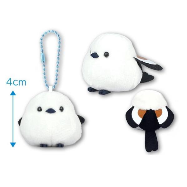 手のひらにちまっと乗っちゃうプチサイズのマスコット♪ぷちまるアニマルズDX ふくふくシマエナガ アミューズ かわいい 高さ4cm  ぬいぐるみ ふくふくシマエナガ 動物 シマエナガ ホワイト ブラック ブラウン 人形 人気 鳥 とり トリ ...