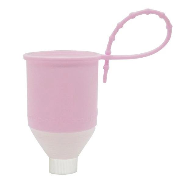 満員電車やバスでも…あなたも濡れない＆まわりも濡らしません！ビヨーン do　傘カバー ピンク アイオイ商事 ニョキニョキ 傘 傘カバー 傘収納 濡れない 伸びる 収納 簡単装着 エコ ECO 防水 コンパクト 持ち運び 携帯 通勤 通学