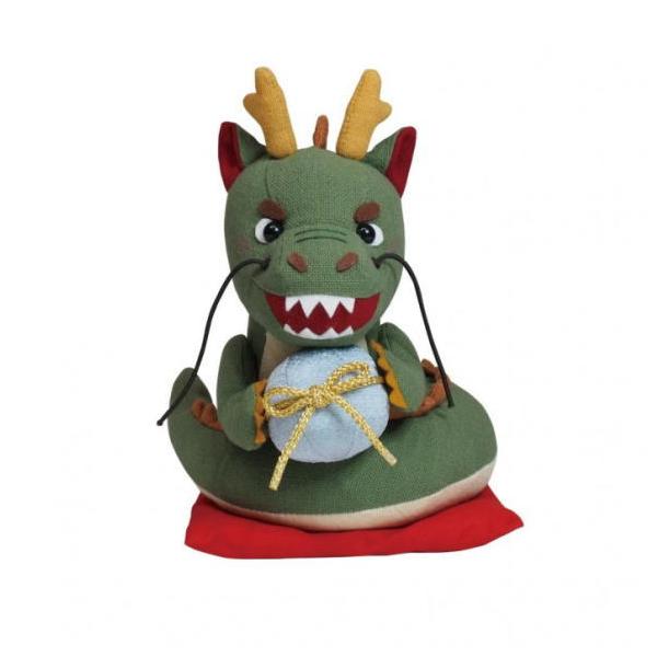 「福村弘美」先生デザインのかわいい干支(辰)ぬいぐるみキットオリムパス製絲 干支 ちりめんキット 干支キット パッチワーク 水晶の青龍 PA-817 初〜中級者 龍 干支 2024年 辰年 辰
