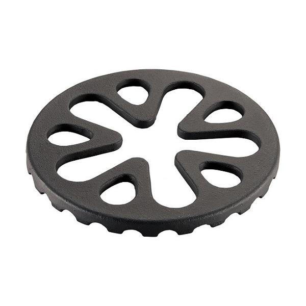 ガスコンロに乗らなかった小さな鍋もガタつかず置けます☆温度センサーで浮いてしまう軽くて小さな鍋も安定してご使用できます！小さな鍋がのる五徳 コジット コンロ ガスコンロ 五徳 鍋置き 安定 鋳物鉄 鋳鉄 どんぶり用鍋 吊り下げ 収納 ズレに...