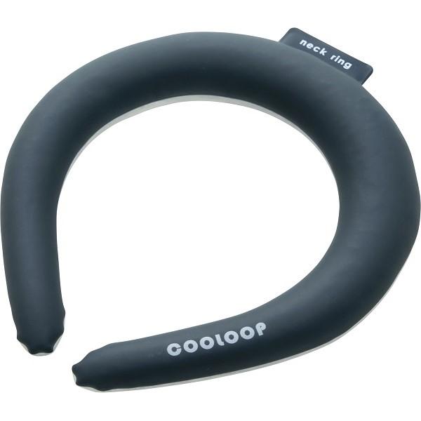 体感−8℃！気温28℃で凍る！COOLOOPネックリング M チャコール   コジット ひんやり COOL 冷たい 熱中症 猛暑 暑さ対策 冷蔵不要 冷却 ひんやり 首 ネックスポーツ アウトドア オフィス ドライブ 軽量 PCM チャコー...