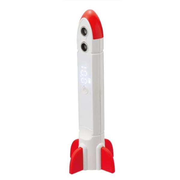 測りたい場所が決まったらスイッチを1回押すだけで測定完了超音波測定器 ロケットPRO Ho-30090 マリン商事 身長計 身長 簡単 計測 測定 ロケット 超音波 簡単 子供 ベビー 記念日 成長 背比べ 記録 インテリア 模様替え 引っ...