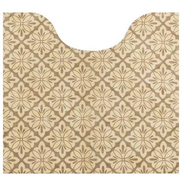 「こういうのが欲しかった！」とリピーター続出！使い捨てトイレマット ベージュ オカトー 60×55cm 15枚入りトイレ 感染対策 介護 北欧 柄 シンプル おしゃれ 撥水 はっ水 汚れ防止 衛生 感染 トイレマット 滑り止め 洗濯不要 使...