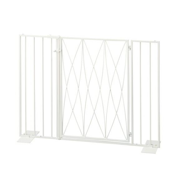 小型犬専用のペットゲート扉付きなので、玄関前やキッチン、階段前などにおすすめ♪　【商品仕様】シリーズ名：PET GATEブランド名：セトクラフトメーカー型番：S23-0649カラー：白屋内・屋外：屋内犬の大きさ：小型犬ペットグッズの素材：ス...