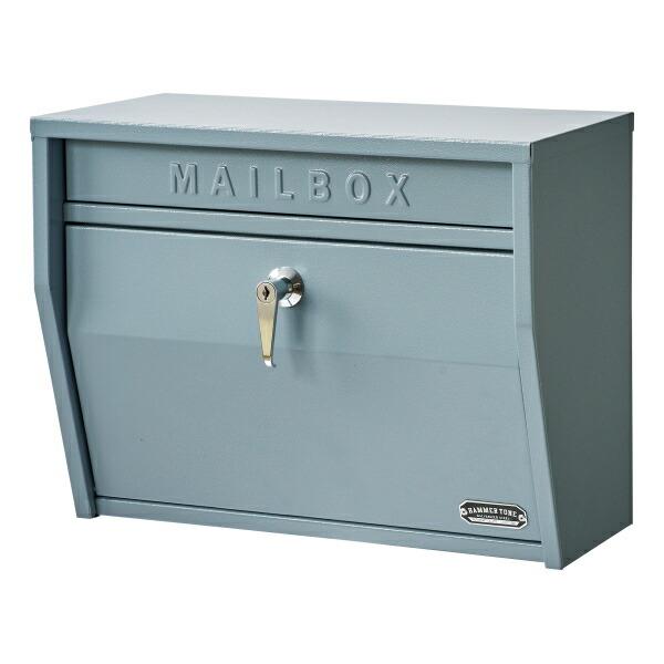 ハンマーで打ち付けたような凹凸を表現した深みのある塗装がポイントの壁掛けポストです☆　【商品仕様】ブランド名：セトクラフトメーカー型番：S24-0521-BGガーデニング・DIY用品の素材：ガルバリウム銅板カラー：ブルーグレー原産国／製造国...