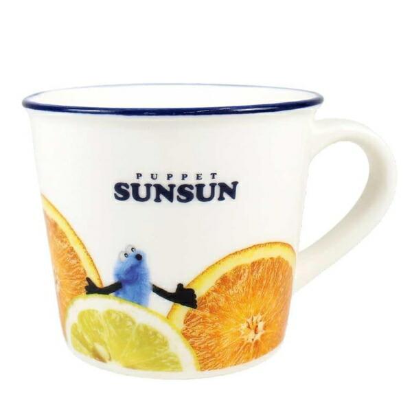 大人気【パペットスンスン】グッズ☆フチがおしゃれなカラーラインマグのスンスンが登場！　【商品仕様】シリーズ名：パペットスンスンブランド名：ティーズファクトリーメーカー型番：PS-5524698CT原産国／製造国：中国代表カラー：ホワイトキッ...