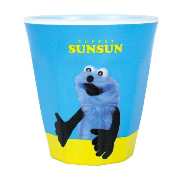 パペットスンスンのメラミンカップが新登場！手触りがよく、おしゃれなマット加工です。　【商品仕様】シリーズ名：パペットスンスンブランド名：ティーズファクトリーメーカー型番：PS-5525572UP原産国／製造国：中国代表カラー：ブルーキッチン...