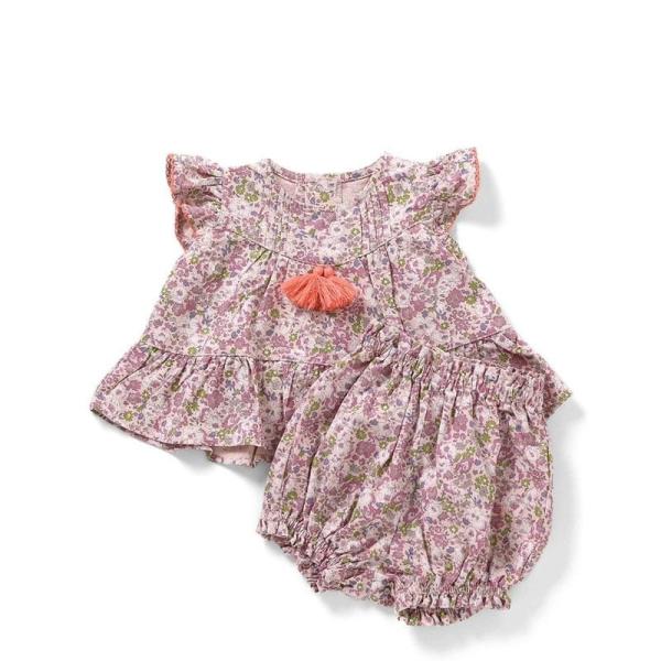 さらっと着心地！フリル袖がとっても可愛いセットアップです♪・。ティアードデザインでふわっとしたシルエット ！！。フリル袖なので華やかさもあります