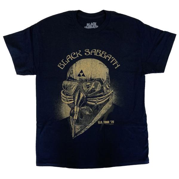 ブラック サバス・BLACK SABBATH・US TOUR 78・U.S.A.版・Tシャツ・バンドTシャツオフィシャル商品　正規ライセンス商品ボディ：一般的な厚さのボディカラー：ブラック素材：コットン100％●ご注意：実物と色等が多少異な...
