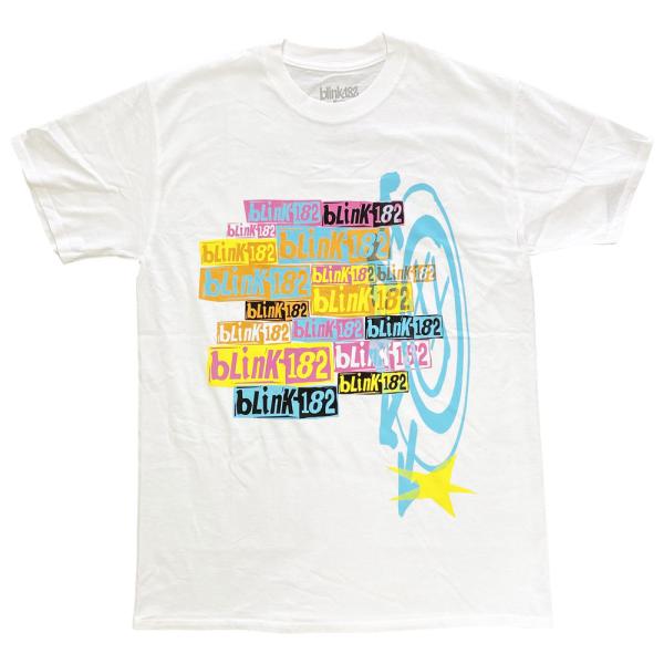 ブリンク182・BLINK 182・MULTI STACKED LOGO・Tシャツ・バンドTシャツオフィシャル商品　正規ライセンス商品ボディ：やや薄めの柔らかい今風のボディです。カラー：ホワイト素材：コットン100％●ご注意：実物と色等が多...
