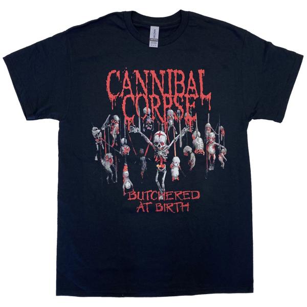 カンニバル コープス・CANNIBAL CORPSE・ BUTCHERD・UK版・Tシャツ・ バンドTシャツボディ：ヘヴィーコットン　一般的な厚さのボディカラー：ブラックコットン100%●ご注意：実物と色等が多少異なる場合があります。●店頭...