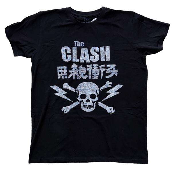 クラッシュ・THE CLASH・SKULL &amp; CROSSBONE・RADIO CLASH・Tシャツ・ロックTシャツオフィシャル商品　正規ライセンス商品ボディ：やや薄めの今風のボディカラー：ブラック素材：コットン100％ご注意：実物...