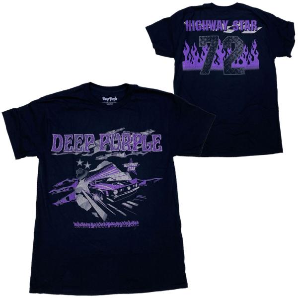 ディープ パープル・DEEP PURPLE・HIGHWAY STAR・USA版・Tシャツ・バンドTシャツオフィシャル商品　正規ライセンス商品ボディ：ヘヴィーコットン 一般的な厚さのボディ素材：コットン100％カラー：ブラック●ご注意：実物と...