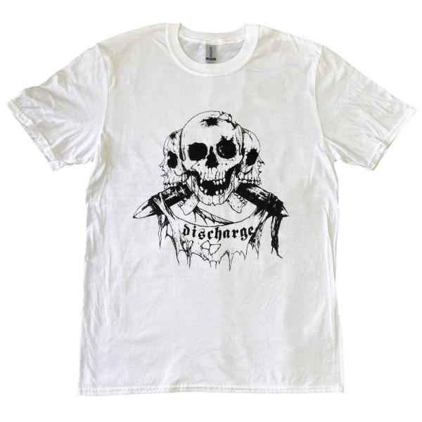 ディスチャージ・DISCHARGE・ORIGINAL 3SKULLS・UK版・ Tシャツ・バンドTシャツGILDAN SOFTSTYLEとHEAVY COTTON,CASUAL CLASSICSが使用されております。入荷時によって異なる為、...