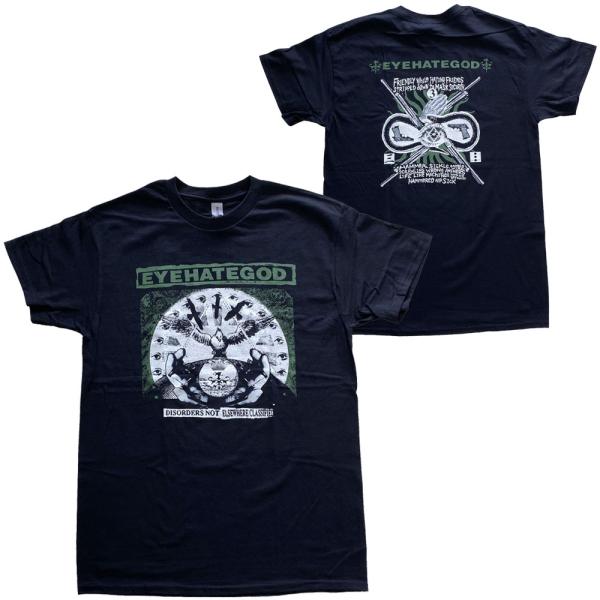 アイ ヘイト ゴッド・EYE HATE GOD・DISORDERS・Tシャツ・バンドTシャツオフィシャル商品　正規ライセンス商品ボディ：GILDAN HEAVY COTTON（一般的な厚さのボディ）カラー：ブラック素材：コットン100％●ご...