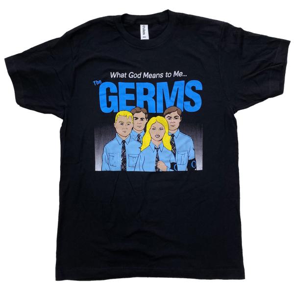 ジャームス・GERMS・WHAT WE DO・ILLUSTRATION・Tシャツ・ロックTシャツオフィシャル商品　正規ライセンス商品伝説のLA PUNK BANDボディ：やや薄めの柔らかい今風のボディ素材：コットン100％カラー：ブラック●...