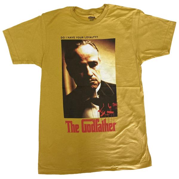 GODFATHER・ゴッドファザー・LOYALTY POSTER・Tシャツ・映画Tシャツボディ：やや薄めの柔らかい今風のボディになります。カラー：GINGER(からし色)素材：コットン100％ご注意：実物と色等が多少異なる場合があります。他...
