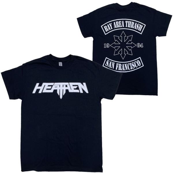 HEATHEN・ヒーゼン・BAY AREA THRASH・Tシャツ・メタルTシャツボディ：GILDAN HEAVY COTTON（一般的な厚さのボディになります。）カラー：ブラック素材：コットン100％●ご注意：実物と色等が多少異なる場合が...