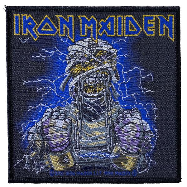 アイアン メイデン・IRON MAIDEN・POWERSLAVE EDDIE・刺繍パッチ・ワッペンオフィシャル商品　正規ライセンス商品糊なし(縫い付けタイプ)縦約10.3cm×横約10.2cmご注意：実物と色等が多少異なる場合があります。他...