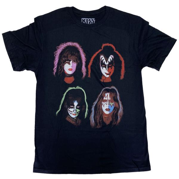 キッス・KISS・FACES・UK版・Tシャツ・ ロックTシャツボディ：やや薄めの柔らかい今風のボディになります。カラー：ブラック素材：コットン100％●ご注意：実物と色等が多少異なる場合があります。●店頭販売の為、売り切れる場合があります...