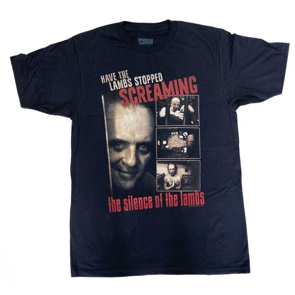 SILENCE OF THE LAMBS・ 羊たちの沈黙・SCREAMING・Tシャツ・ 映画Tシャツオフィシャル商品　正規ライセンス商品ボディ：やや薄めの柔らかい今風のボディ素材：コットン100％カラー：ブラック●ご注意：実物と色等が多少...