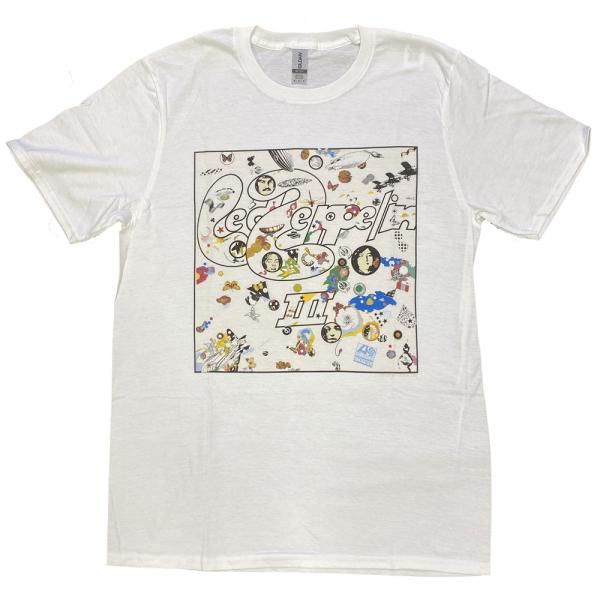 レッド ツェッペリン・LED ZEPPELIN・3 ALBUM・Tシャツ・ロックTシャツオフィシャル商品　正規ライセンス商品ボディ：GILDAN SOFTSTYLE やや薄めの柔らかい今風のボディカラー：ホワイト素材：コットン100％●ご注...