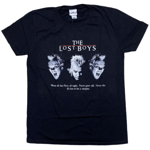 ロストボーイ・LOST BOYS・DAVID TRIPTYCH・Tシャツ・映画Tシャツオフィシャル商品　正規ライセンス商品ボディ：やや薄めの柔らかい今風のボディになります。カラー：ブラック素材：コットン100％ご注意：実物と色等が多少異なる...